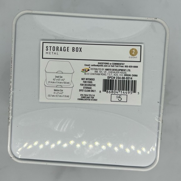 Ankyo Development LTD | Storage & Organization | 2 Nesting Metal ...